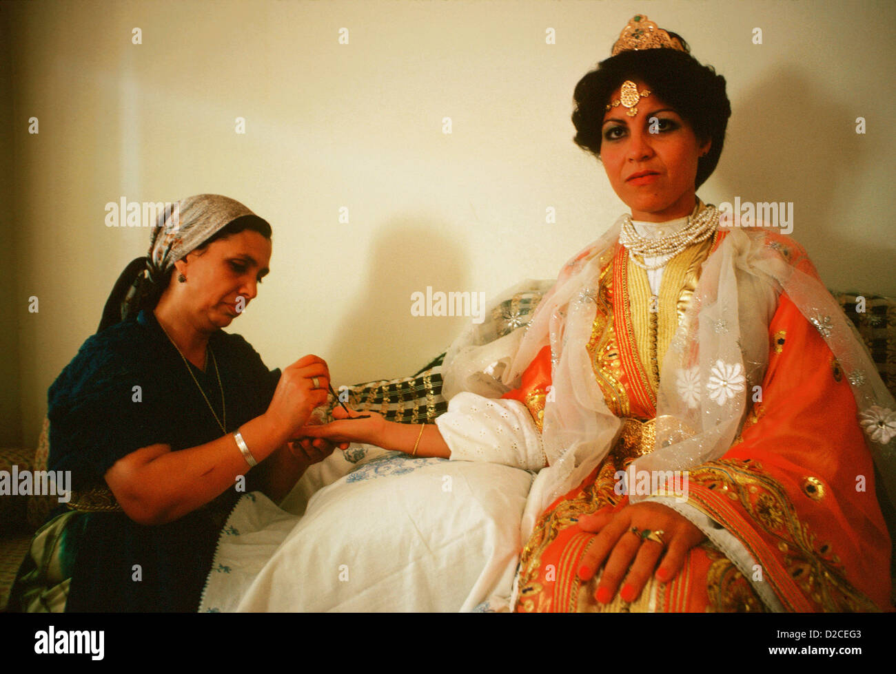 Morocco, Rabat. Henna Ceremony Stock Photo - Alamy