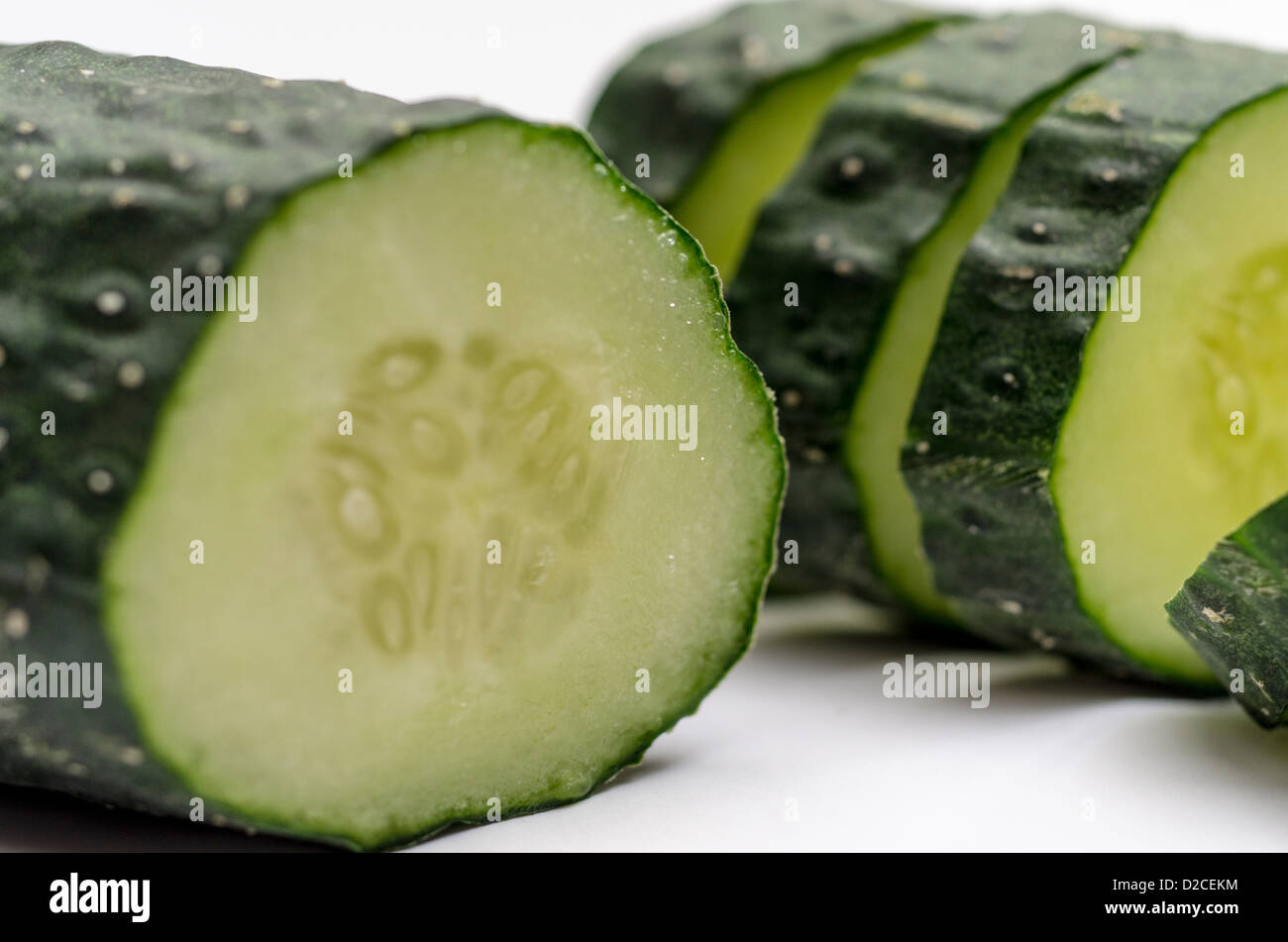 Cucumba crop close-up Stock Photo - Alamy