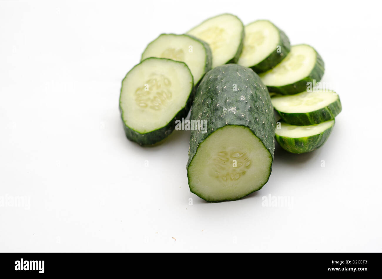 Cucumba crop close-up Stock Photo - Alamy