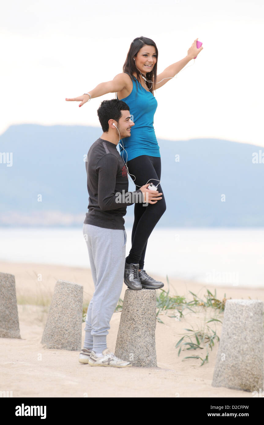 Walking after sprinting hi-res stock photography and images - Alamy