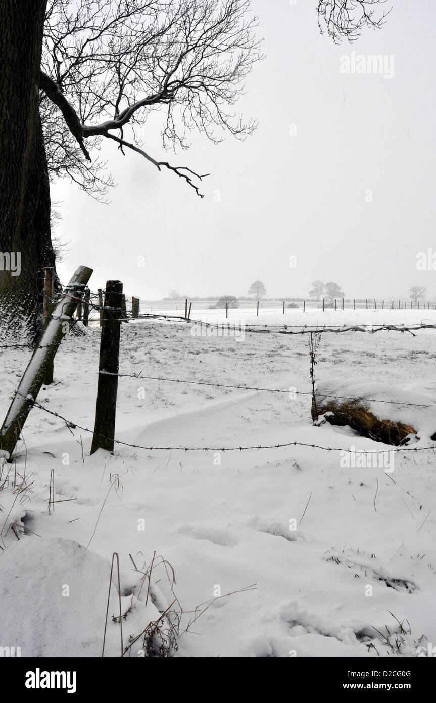 Snowy countryside hi-res stock photography and images - Alamy