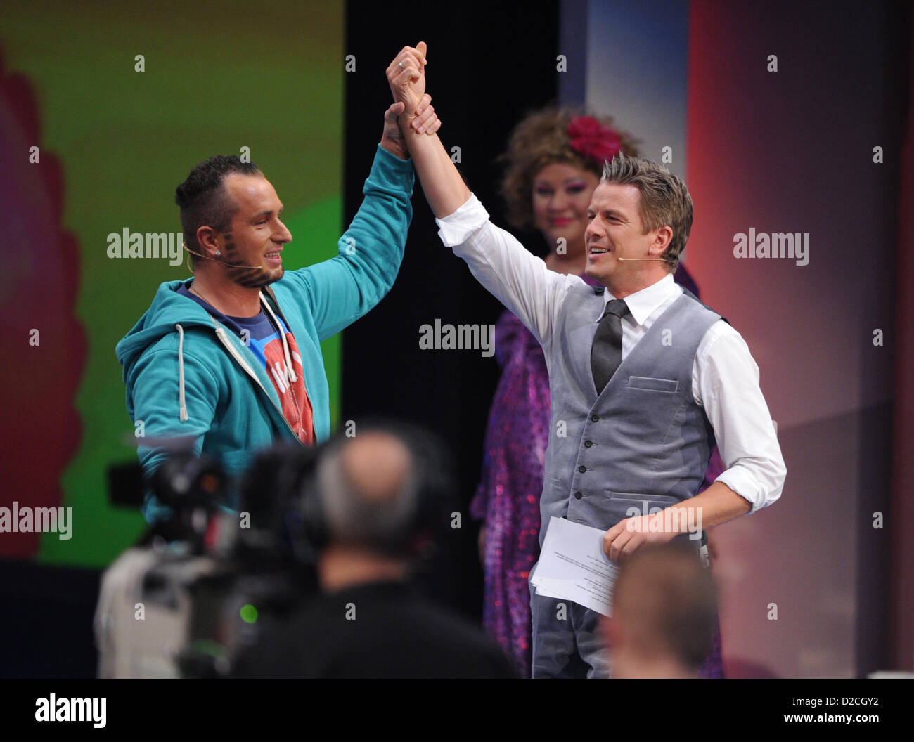 Show host Markus Lanz Steve Brauer and betting candidate Steve Brauer ...