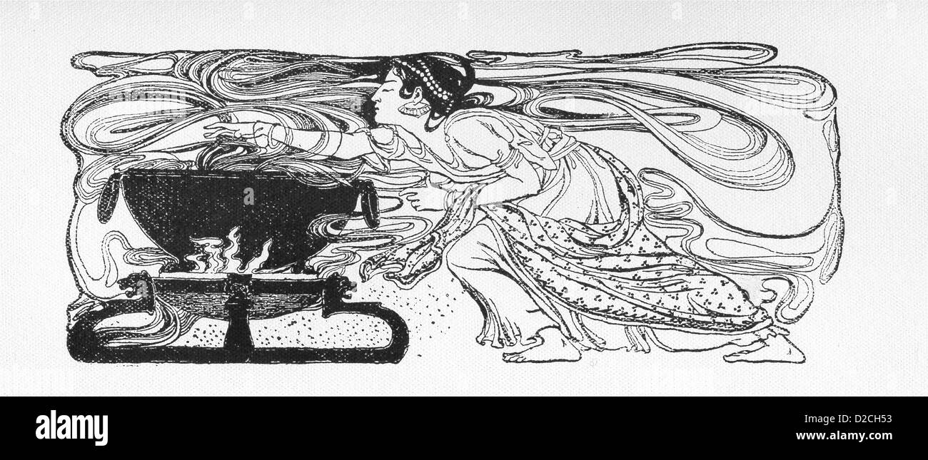 Medea and cauldron hi-res stock photography and images - Alamy