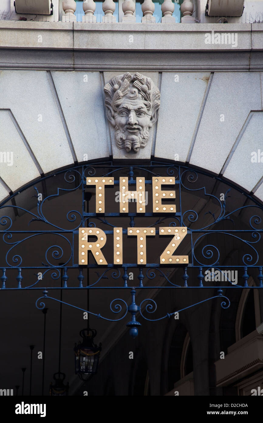 The Ritz Hotel, Piccadilly, London, UK Stock Photo - Alamy