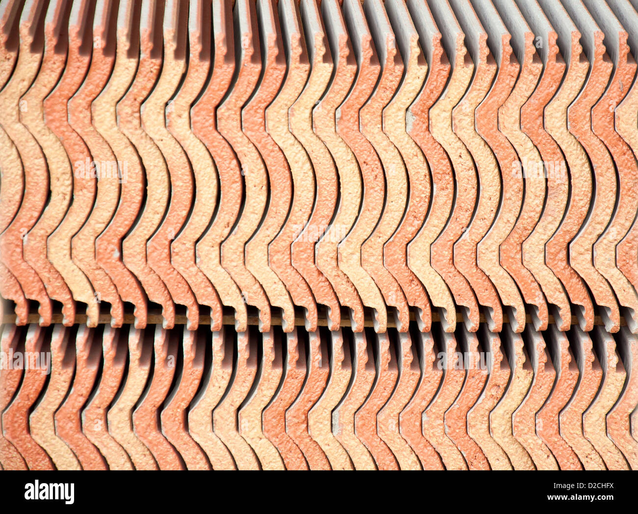 row of tile for construction Stock Photo - Alamy