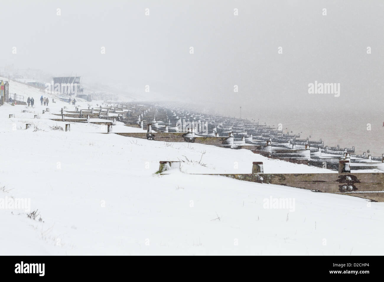 Whitstable kent snow hi-res stock photography and images - Alamy