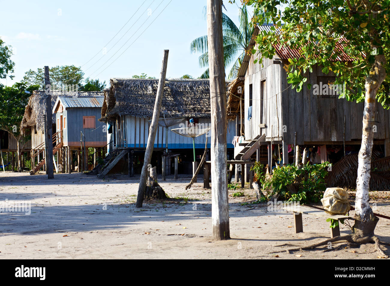 Amazonian village hi-res stock photography and images - Alamy