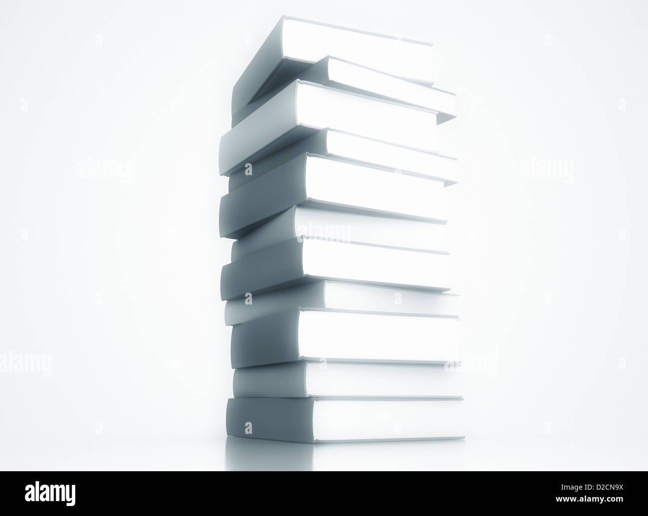 Tall stack of books Stock Photo - Alamy