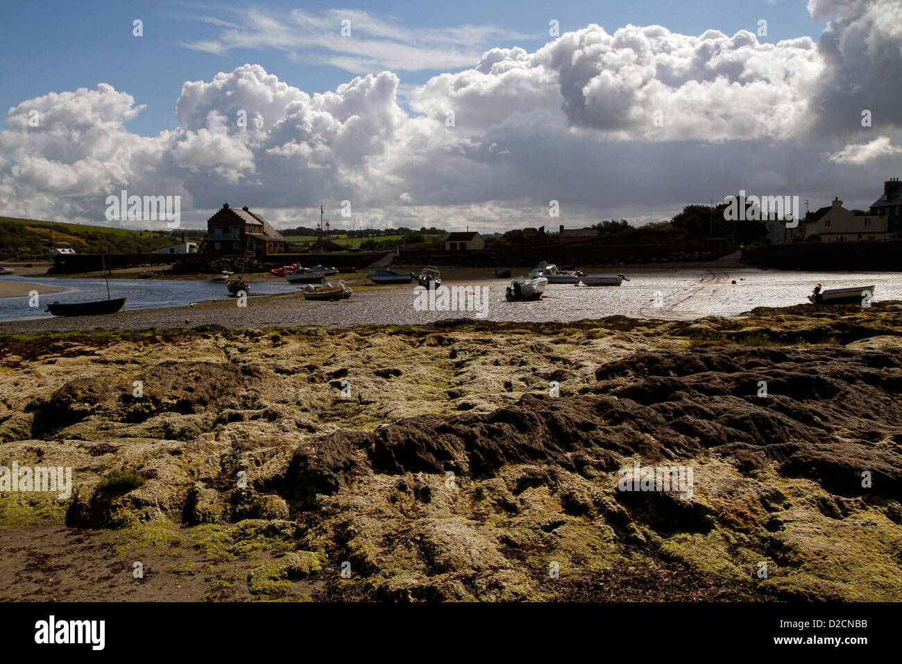 The Parrog and River Nevern estuary, Newport, Pembrokeshire, Wales ...