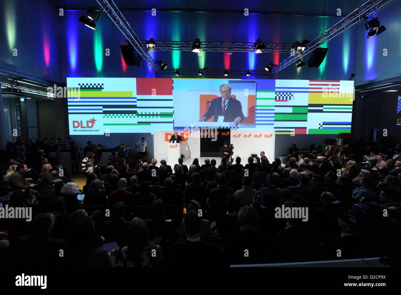 MUNICH/GERMANY - JANUARY 20: Overview of the audience during the ...
