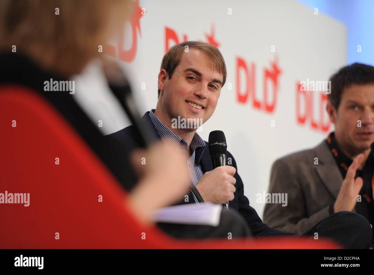 MUNICH/GERMANY - JANUARY 20: John Hering (Lookaout) laughs on the ...
