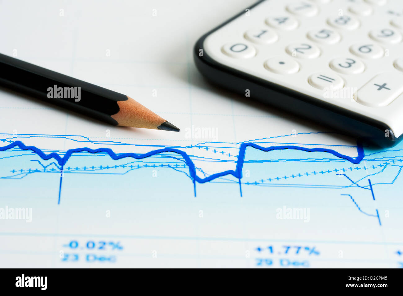 Financial graphs and charts analysis Stock Photo - Alamy