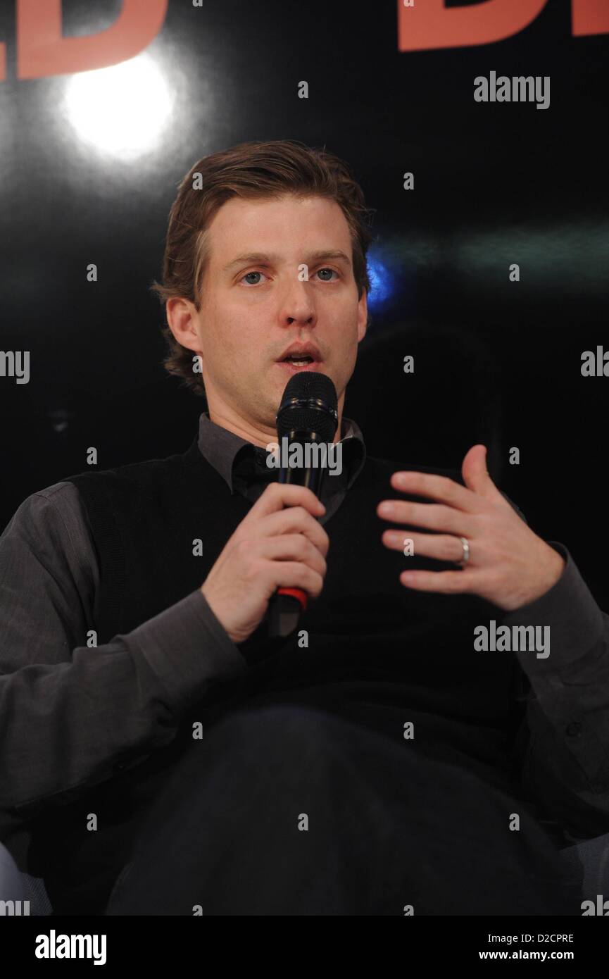 MUNICH/GERMANY - JANUARY 20: Alec Ross (US State Departement) speaks on ...
