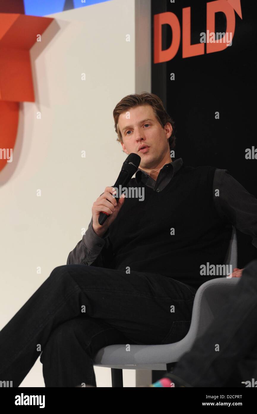 MUNICH/GERMANY - JANUARY 20: Alec Ross (US State Departement) speaks on ...