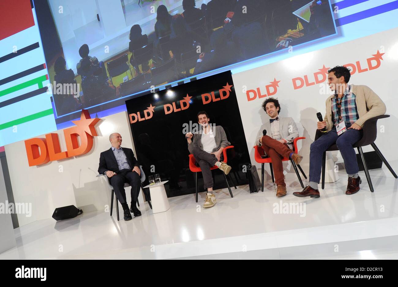 MUNICH/GERMANY - JANUARY 20: Investor Ben Horowitz (l-r) and the Rap ...