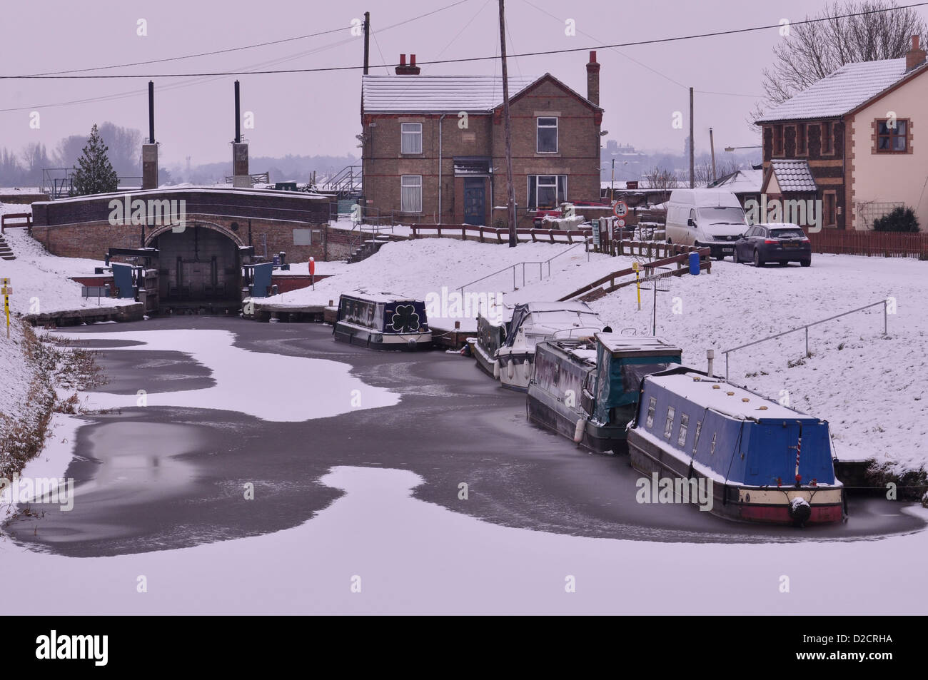Salter's Lode lock between Well Creek and River Great Ouse, Norfolk ...