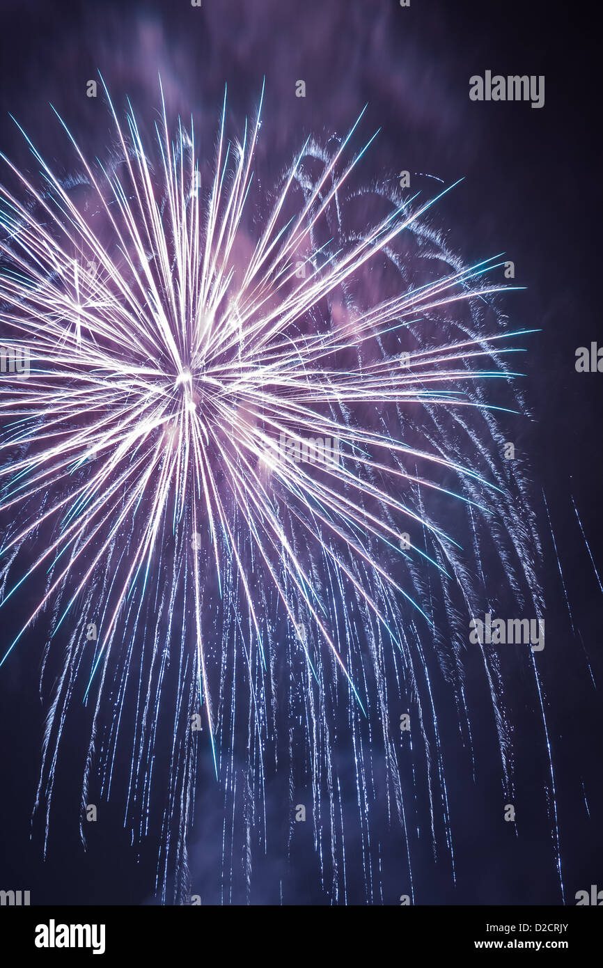 Big fireworks during the celebrations at night Stock Photo - Alamy