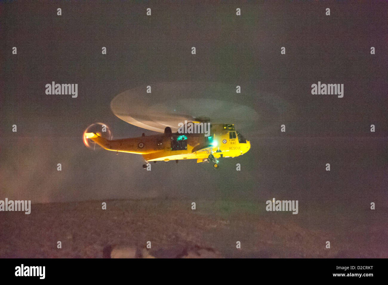 Brecon Beacons, Wales,UK. 20th January 2013. A Sea King helicopter ...