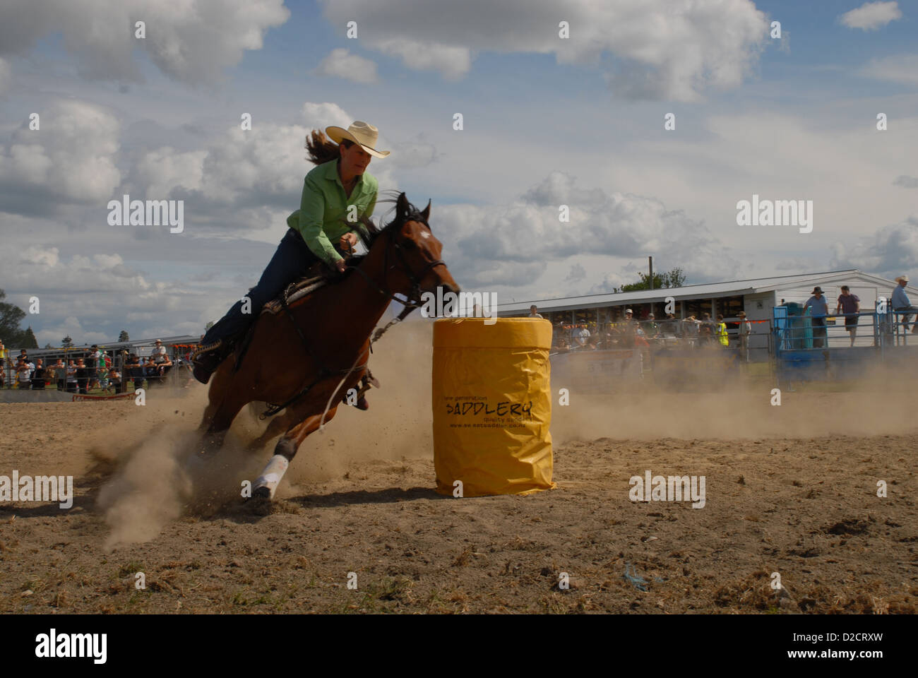 Barrel racing hi-res stock photography and images - Alamy