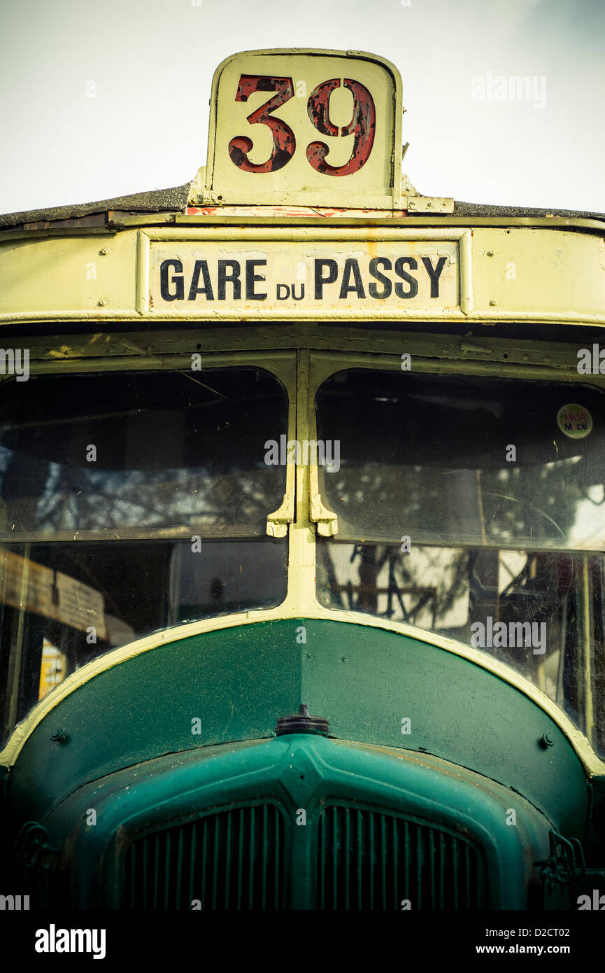 French old bus Stock Photo - Alamy