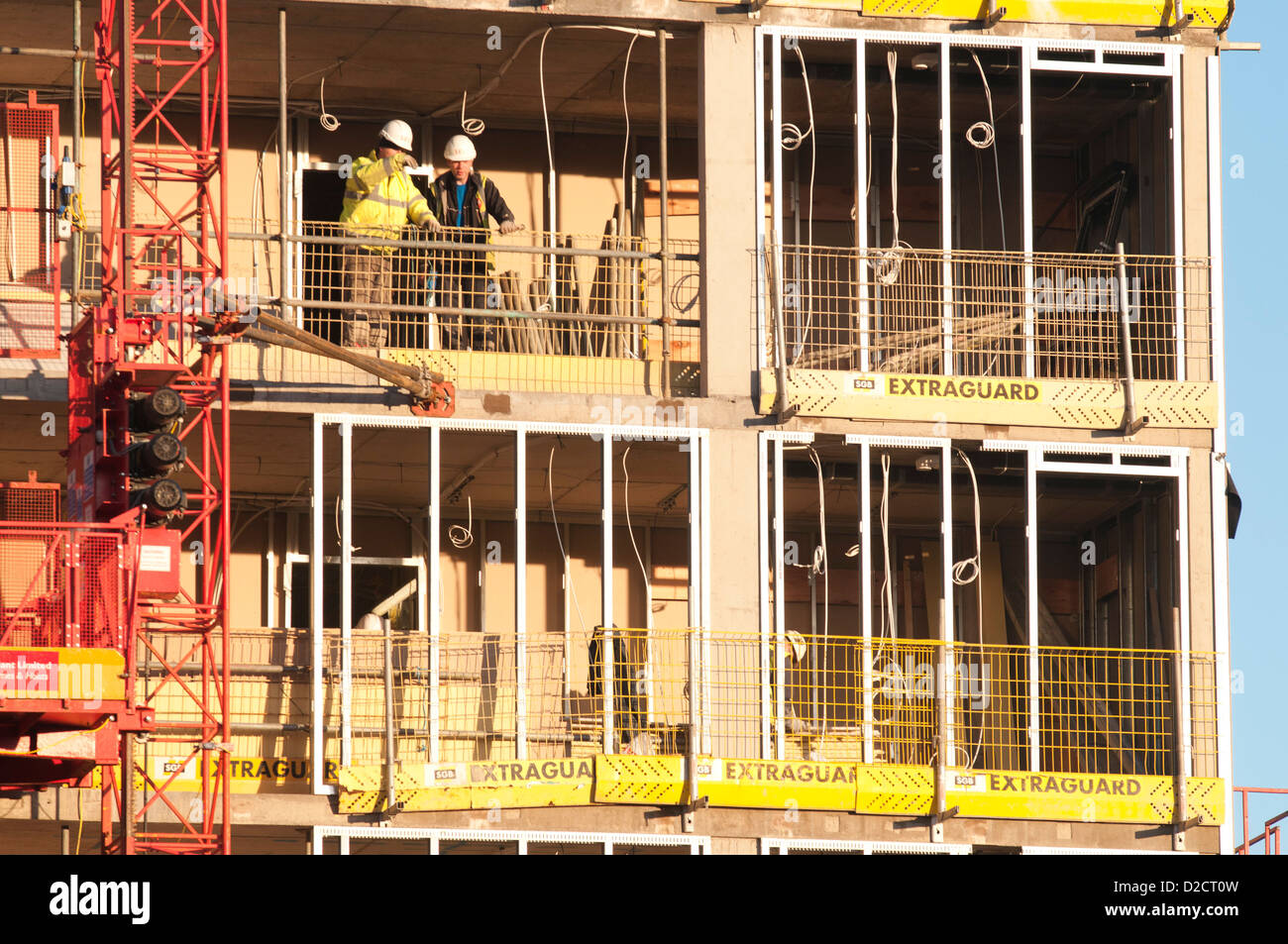 Construction Site in Edinburgh, Scotland Picture by Alex Hewitt Stock ...