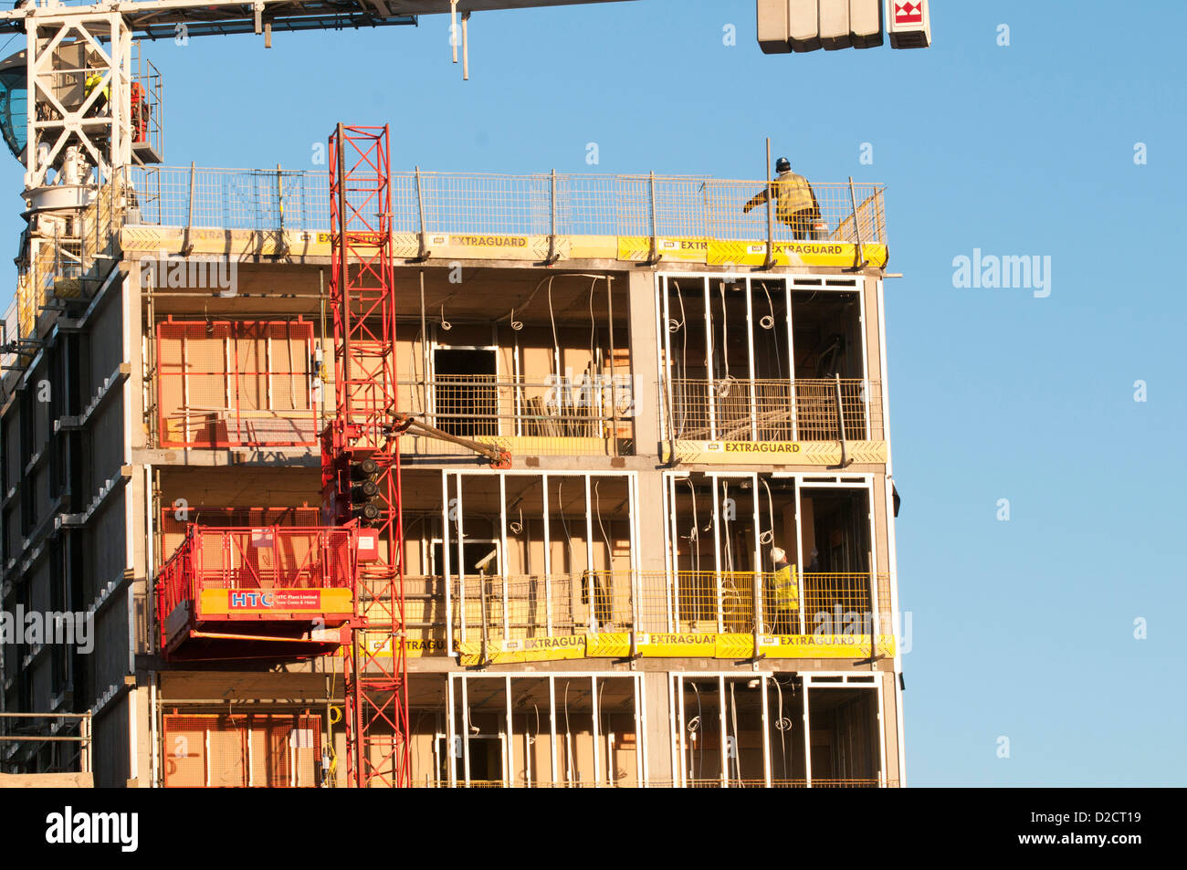 Construction Site in Edinburgh, Scotland Picture by Alex Hewitt Stock ...