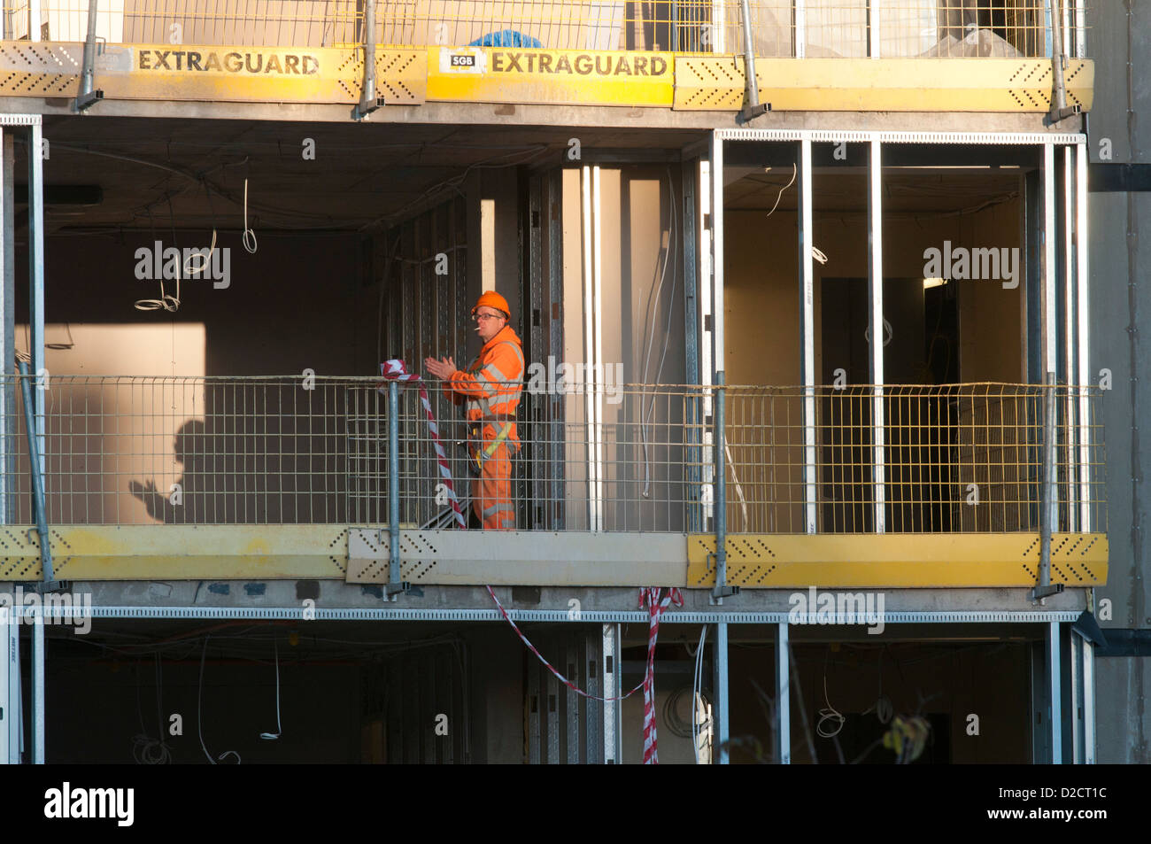 Construction Site in Edinburgh, Scotland Picture by Alex Hewitt Stock ...