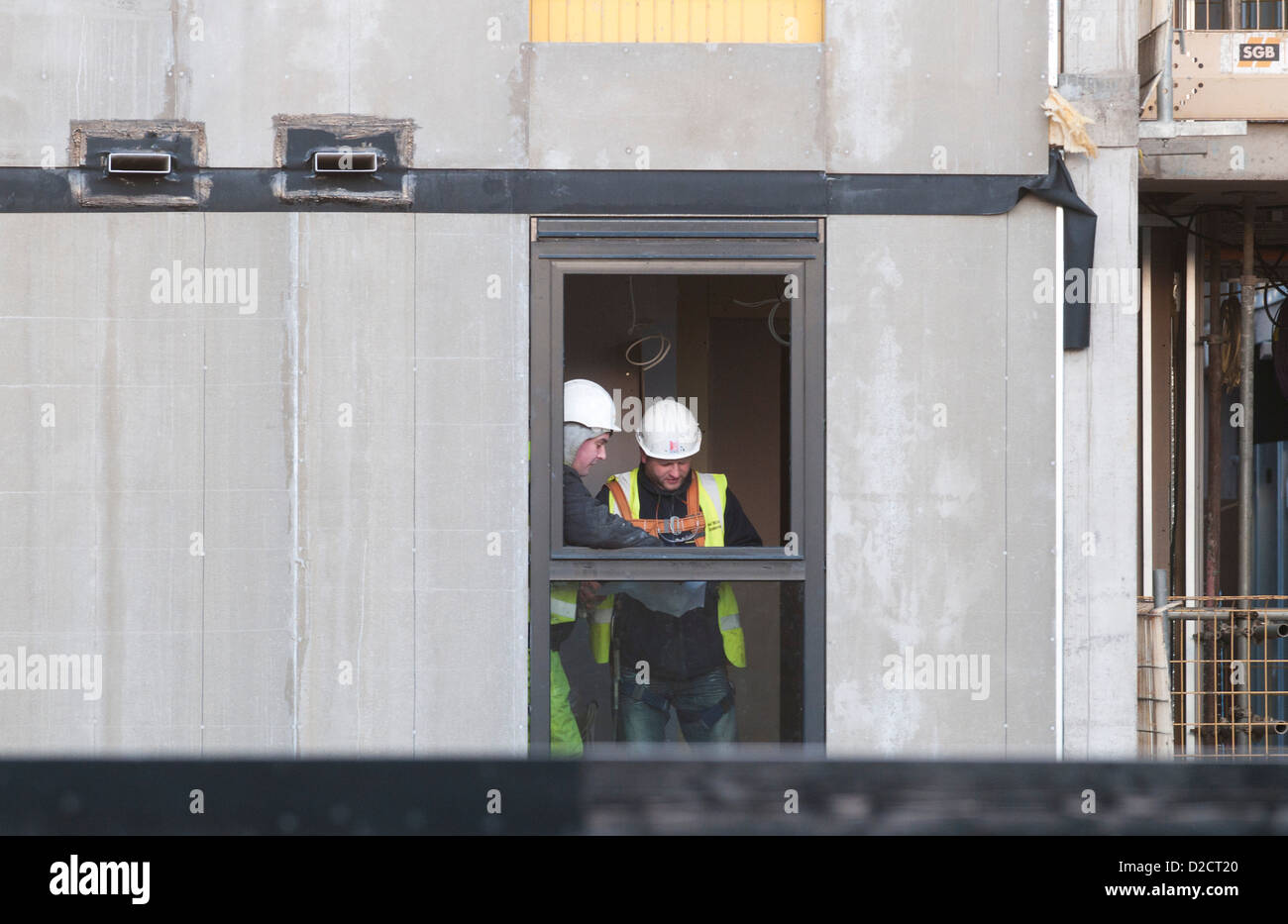 Construction Site in Edinburgh, Scotland Picture by Alex Hewitt Stock ...