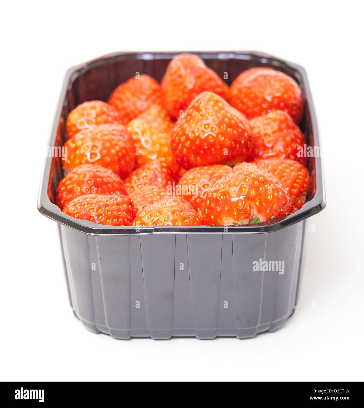 Strawberries a plastic box hi-res stock photography and images - Alamy