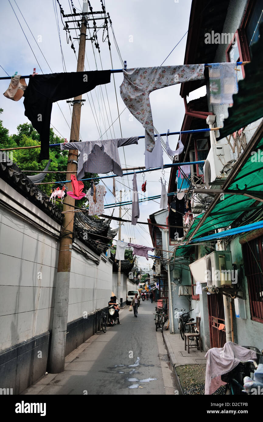 Crowded and narrow street Stock Photo - Alamy