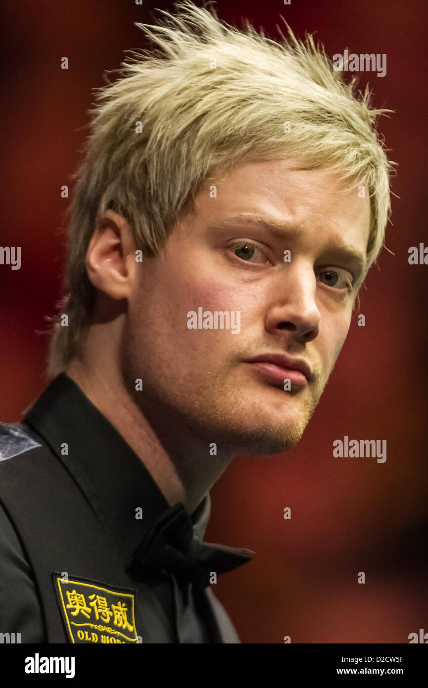 20.01.2013 London, England. Australian top seed Neil Robertson in ...