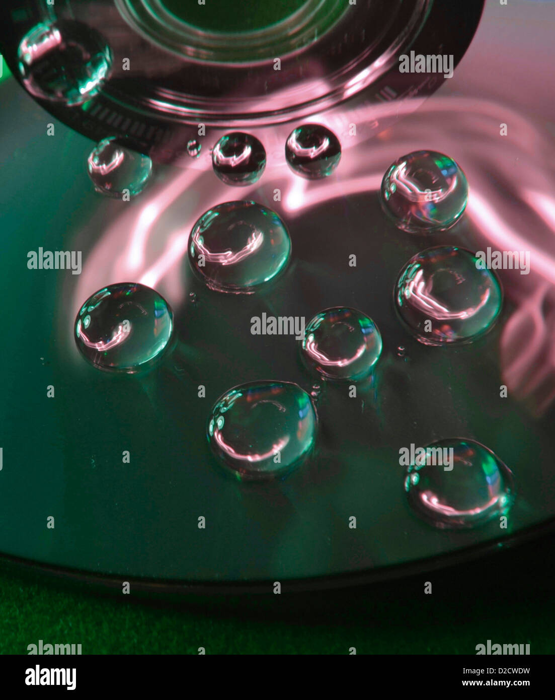 Water on cd hi-res stock photography and images - Alamy