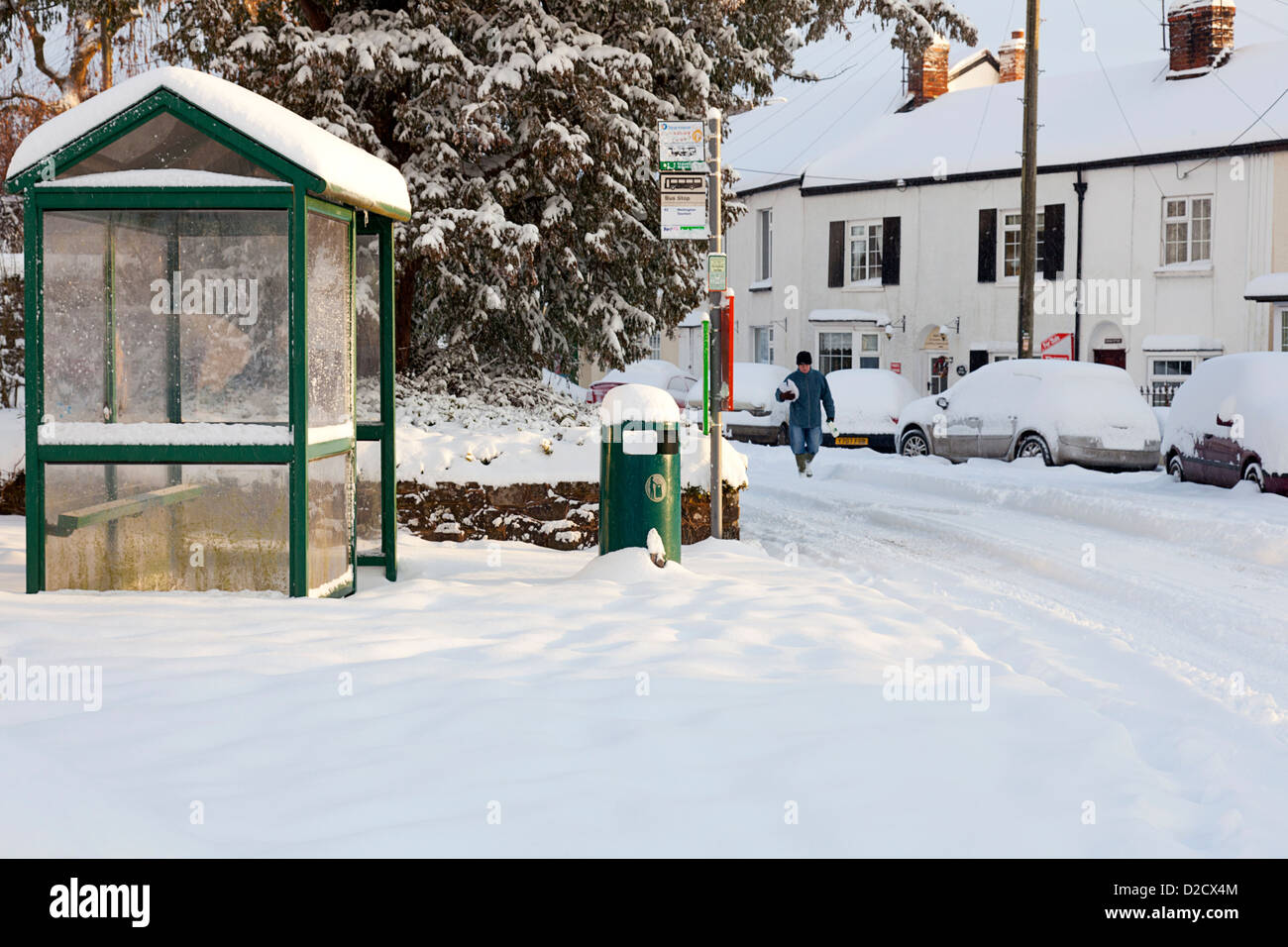 Frozen Bus Stop High Resolution Stock Photography and Images - Alamy