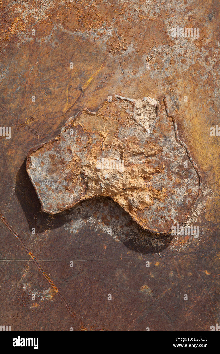 Rusted map hi-res stock photography and images - Alamy