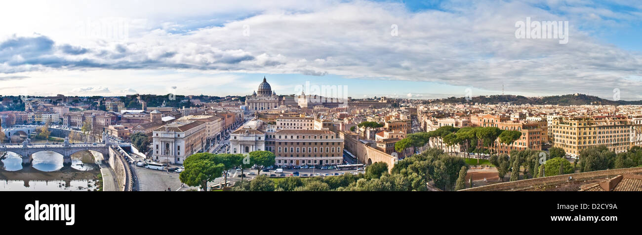 Panorama of rome hi-res stock photography and images - Alamy
