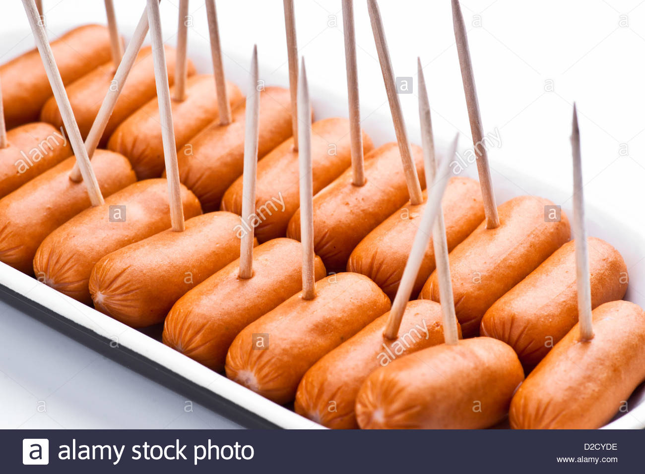 Cocktail Sausage Stick Stock Photos & Cocktail Sausage Stick Stock ...