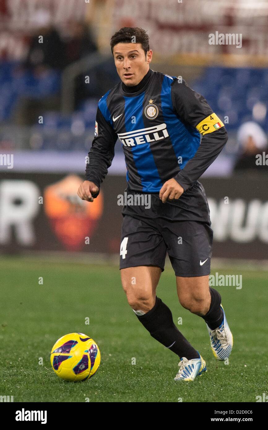 Javier Zanetti (Inter), JANUARY 20, 2013 - Football / Soccer : Italian ...