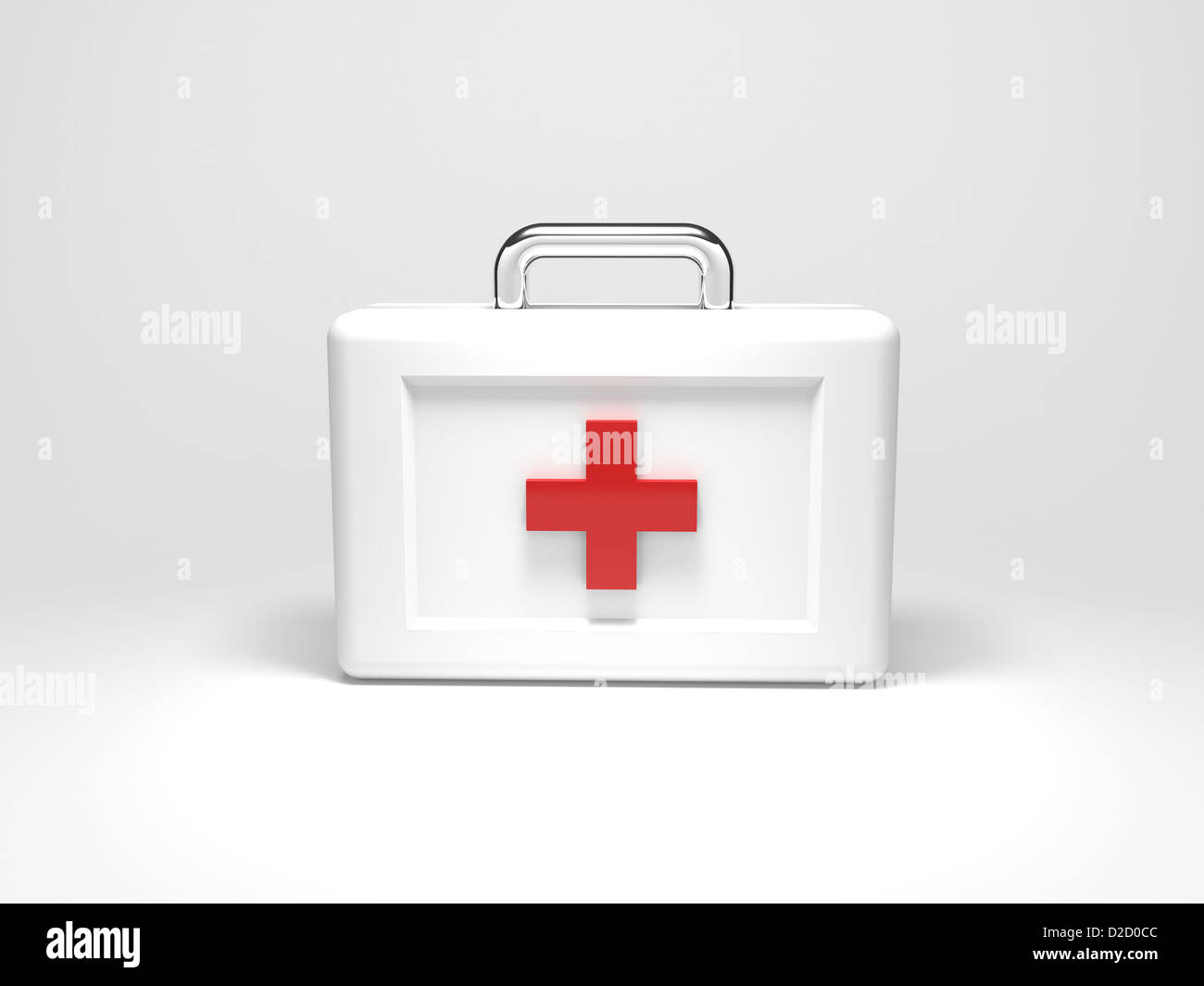 3d render illustration of a first aid kit Stock Photo - Alamy