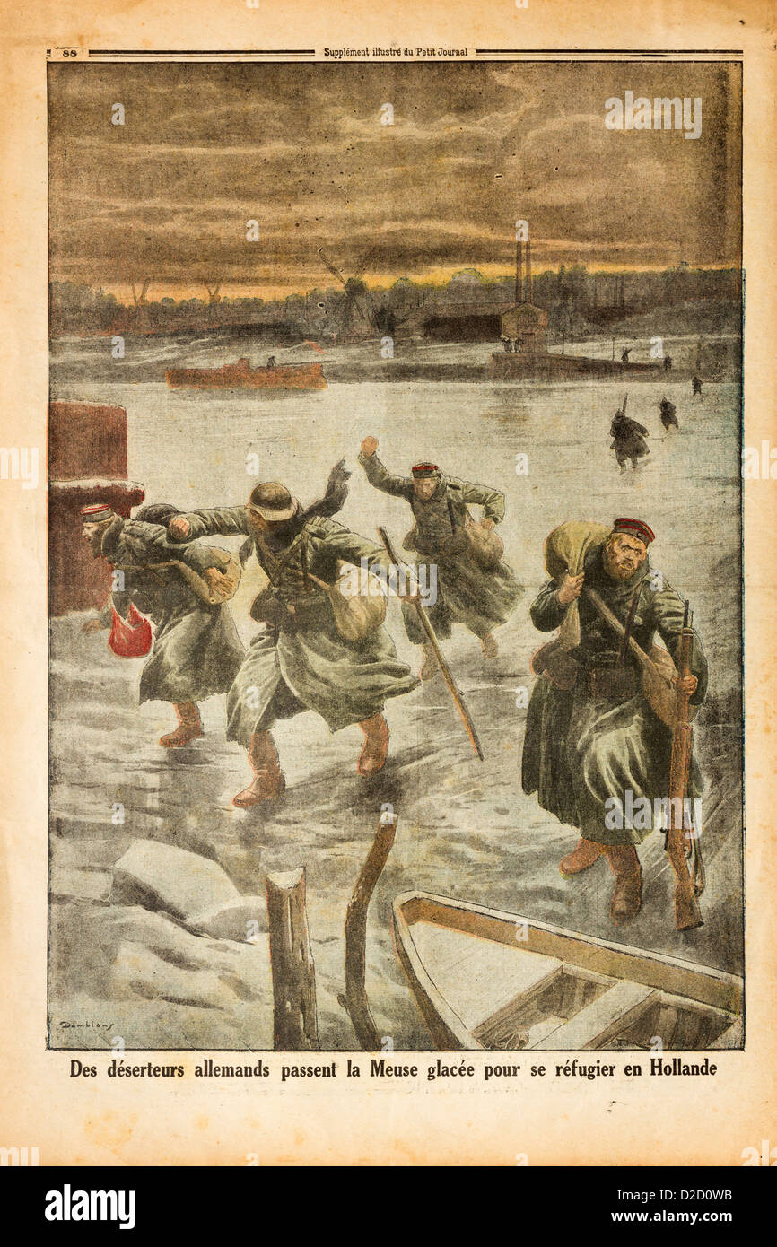 Le Petit Journal Illustrated Supplement: Back cover 1917 showing WW1 ...
