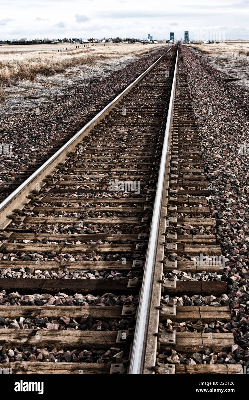 Train Tracks Crossing Photography