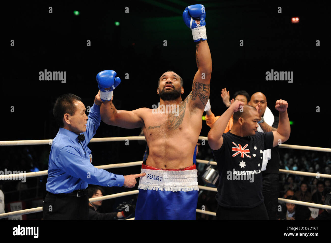 Solomon Haumono (AUS), DECEMBER 31, 2012 - Boxing : Solomon Haumono of ...