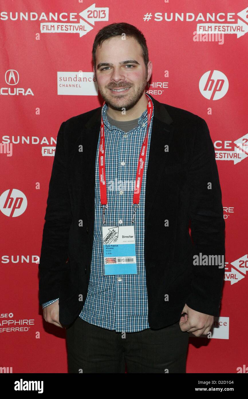 Kyle Patrick Alvarez (Director) arrivals C.O.G Premiere 2013 Sundance ...