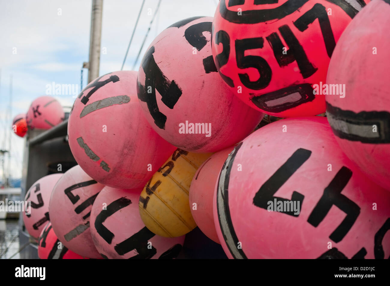 Pink marker buoy hi-res stock photography and images - Alamy