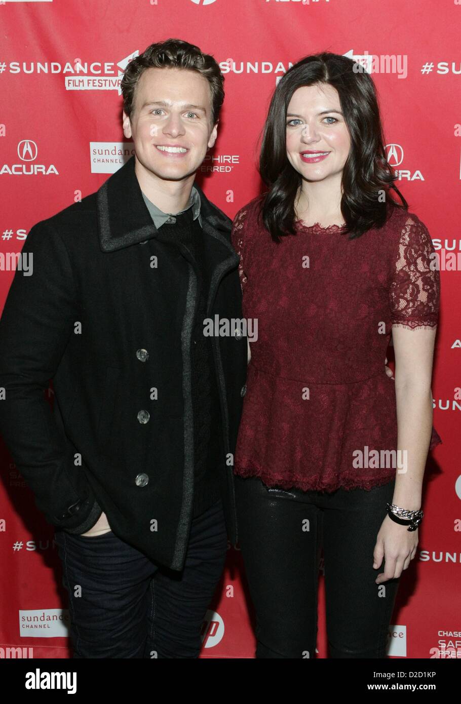 Jonathan Groff Casey Wilson arrivals C.O.G Premiere 2013 Sundance Film ...