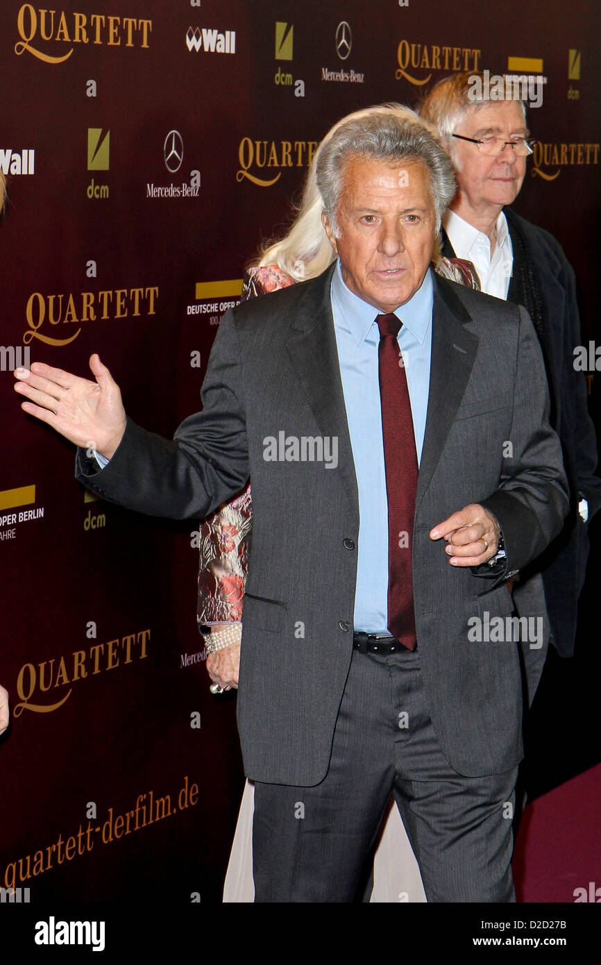 Actor Dustin Hoffmann attends to the premiere of 'Quartett' at the ...