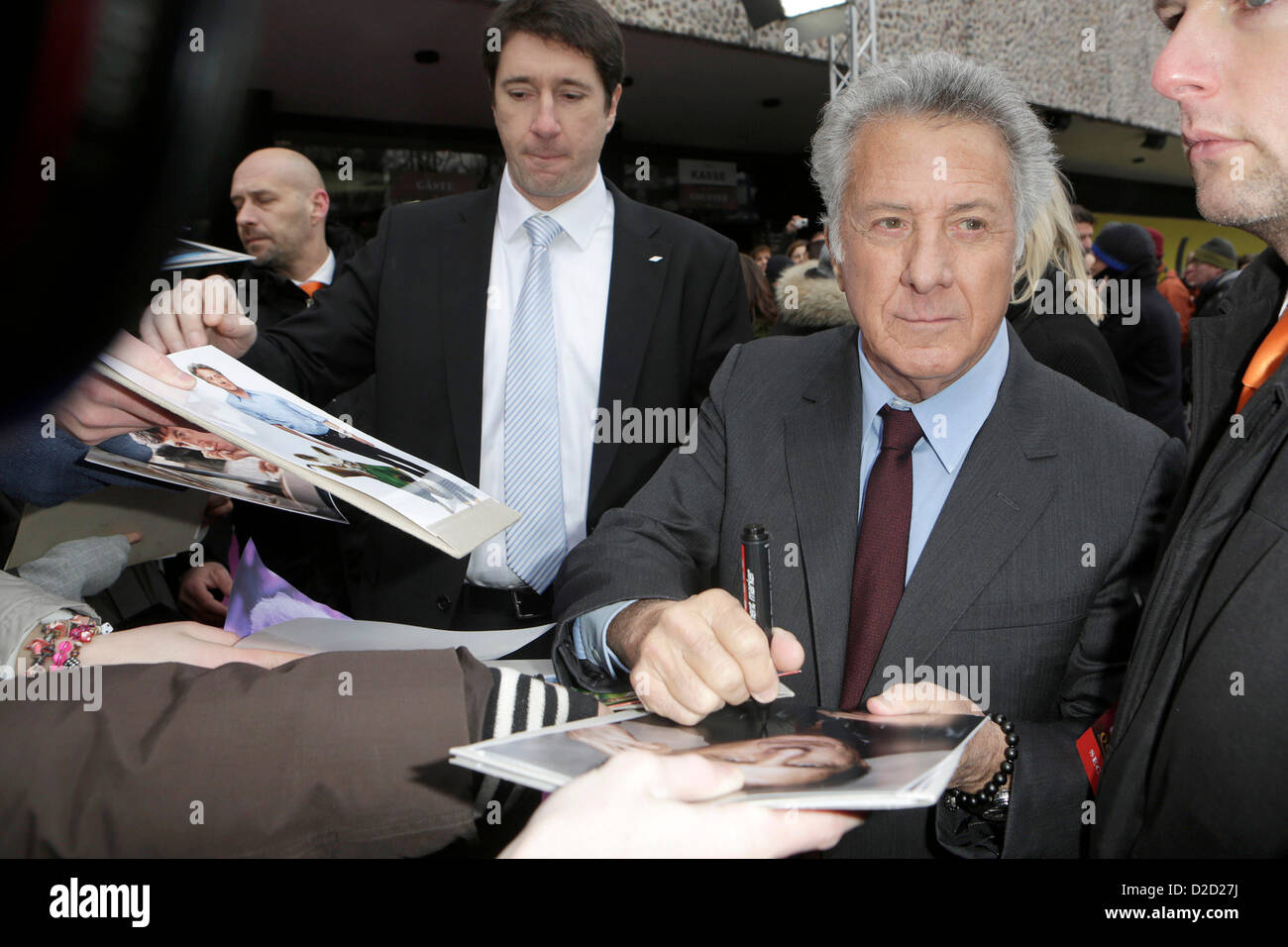 Actor Dustin Hoffmann attends to the premiere of 'Quartett' at the ...