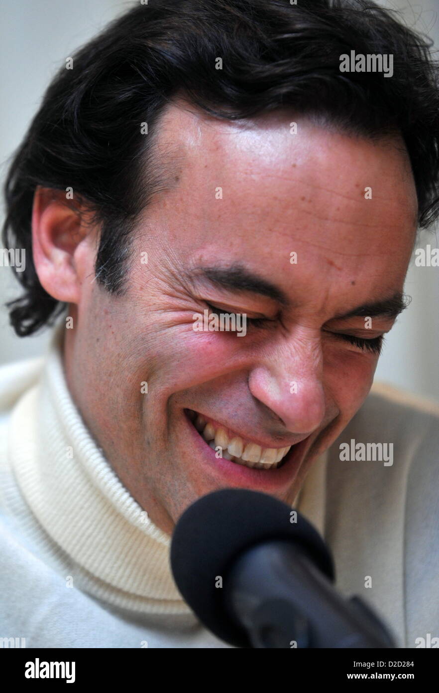 French actor Anthony Delon, son of Alain Delon, speaks during a press ...