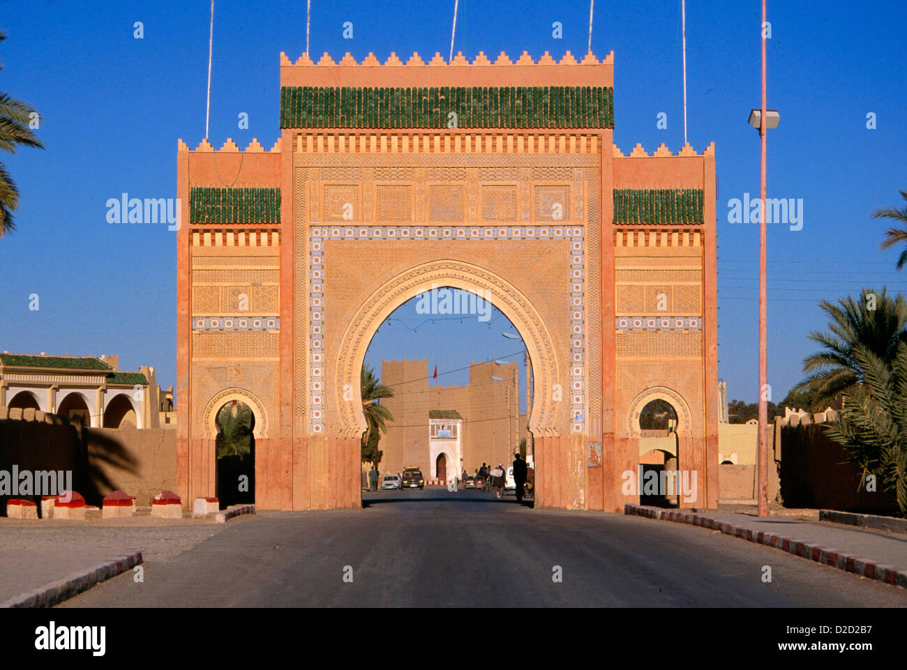 Morocco, Erfoud Region. Monumental Gateway, Rissani Stock Photo - Alamy