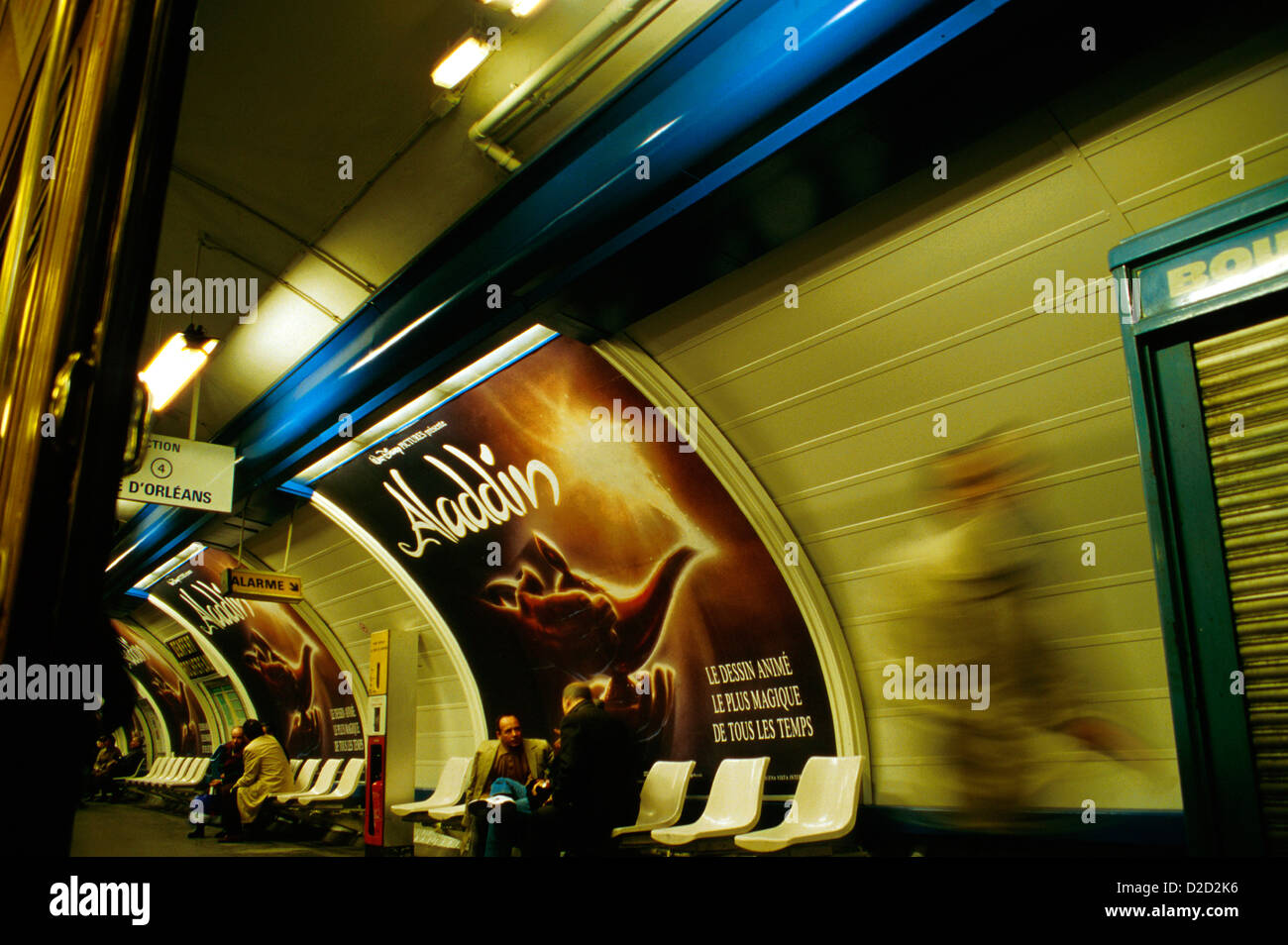 France, Paris. Metro Interior Stock Photo - Alamy