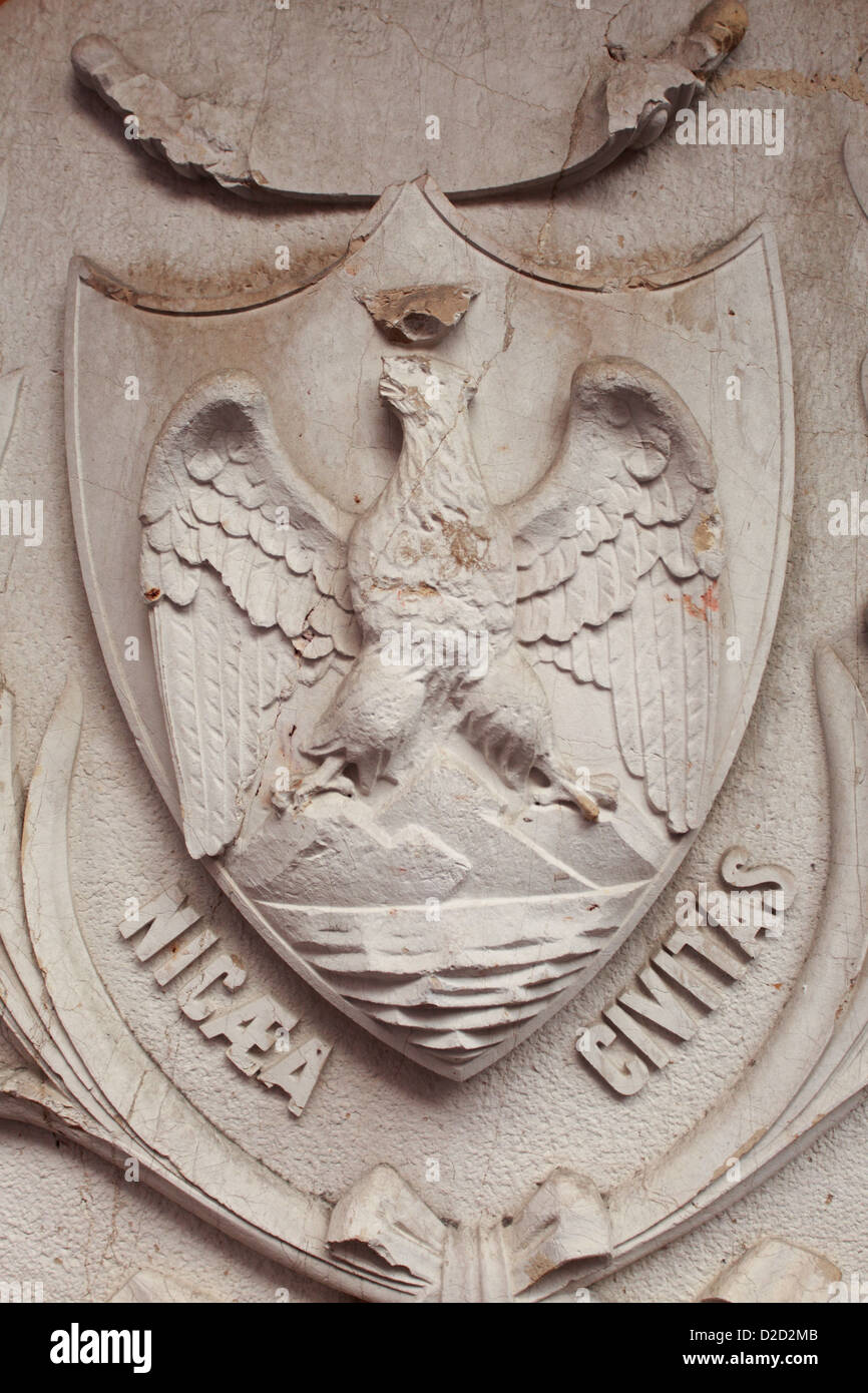 The emblem of Nice city, France Stock Photo - Alamy